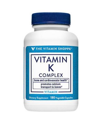 The Vitamin Shoppe Vitamin K Complex - Bone & Cardiovascular Health ...