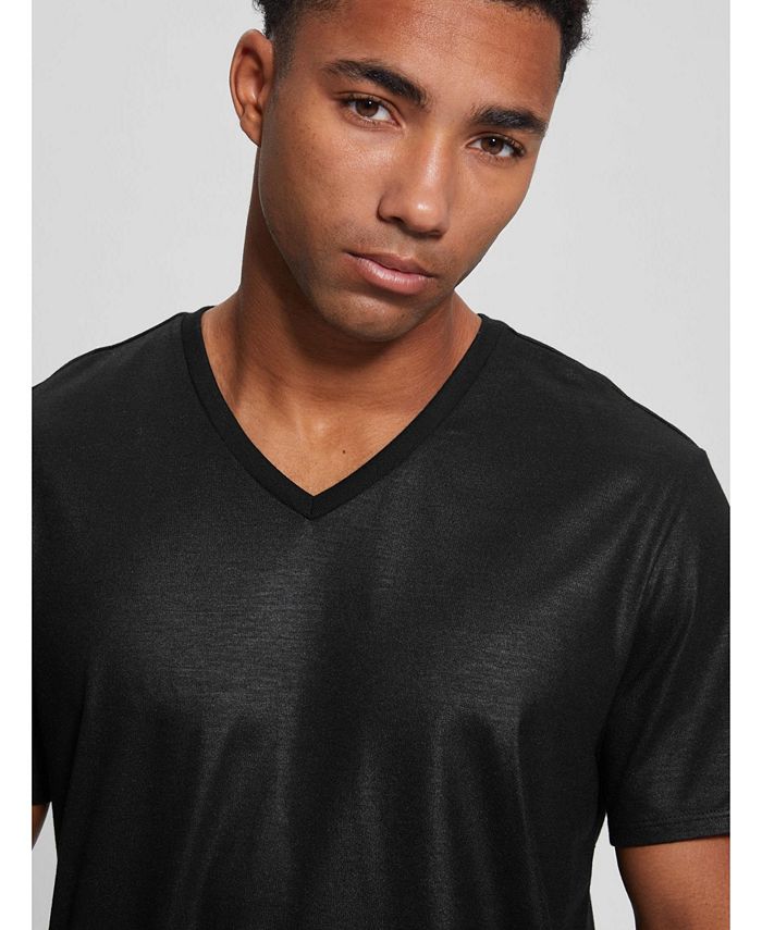 GUESS Men's Mason Yoke V-Neck T-shirt - Macy's