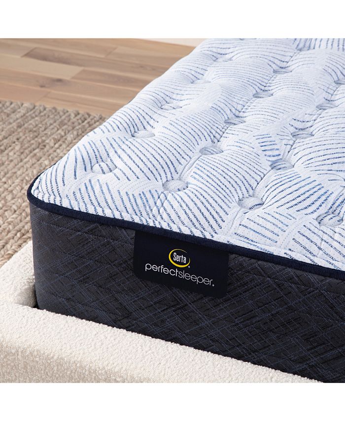 Serta Perfect Sleeper Blue Lagoon Night 13.5" Medium Mattress Set-King ...