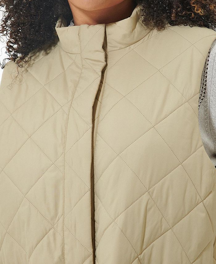 Barbour Women's Plus Size Quilted Cosmina Long Vest - Macy's
