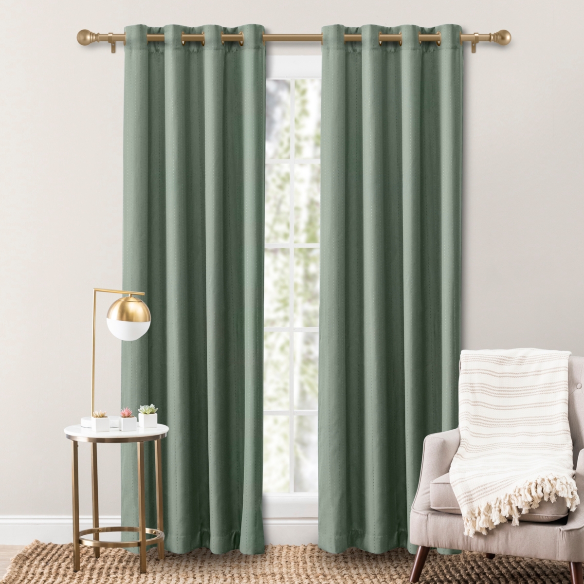 Click here for Ricardo Grand Pointe Grommet Curtain Panel 54W x 9... prices