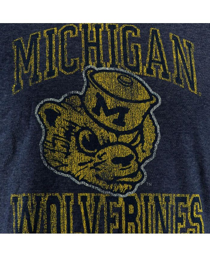 Original Retro Brand Men's Heather Navy Michigan Wolverines Vintage ...