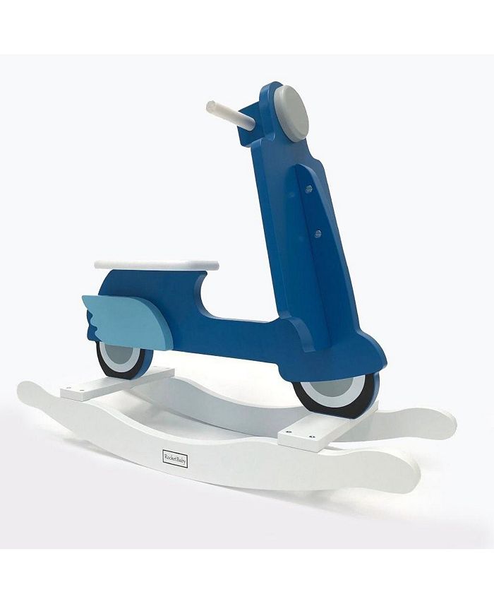 RocketBaby Toddler's Rocking Toy Blue Love Scooter - Macy's