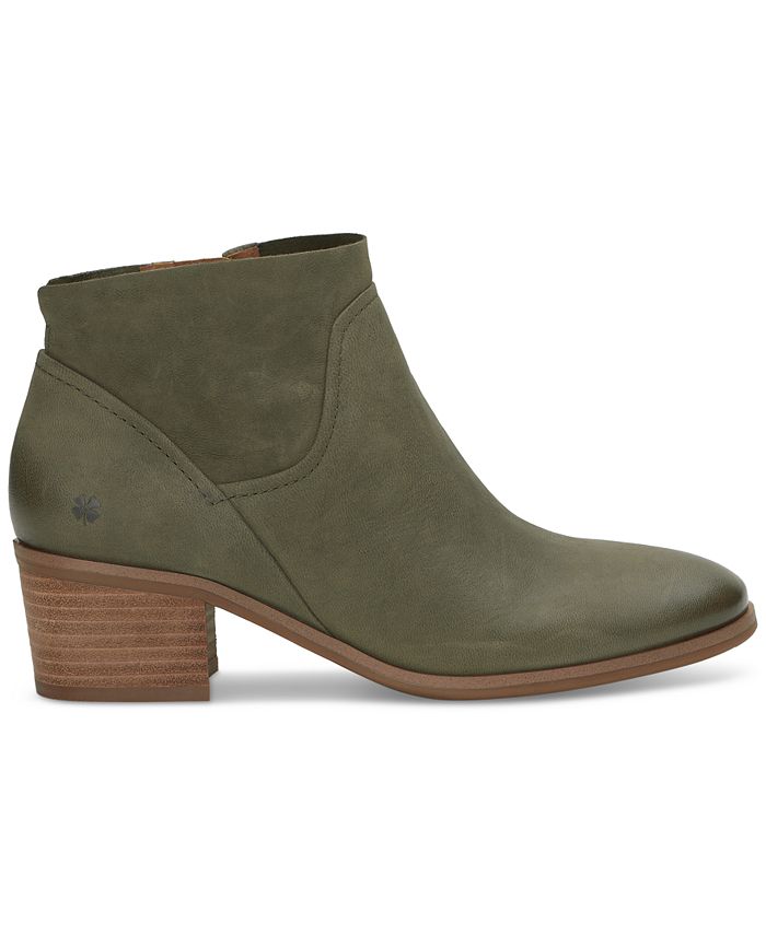 Lucky Brand Women's Claral Block-Heel Ankle Booties - Macy's