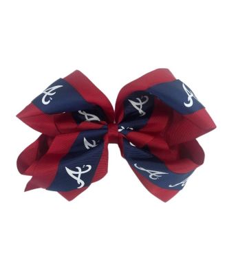 Women's Atlanta Braves Jumbo 3" Layered Bow - Macy's