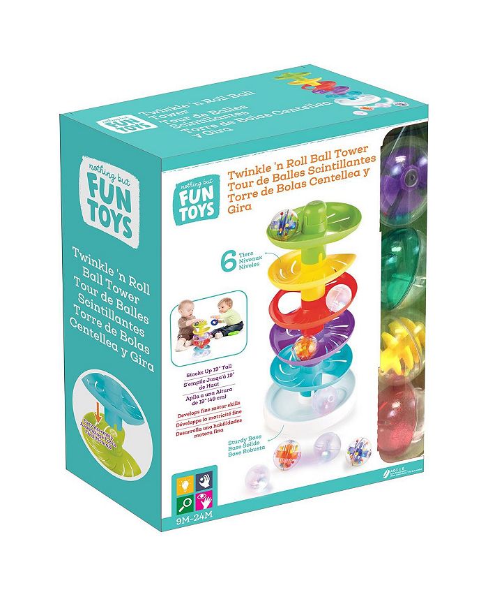Nothing But Fun Toys Sparkle & Roll Ball Tower with Lights & Sounds ...