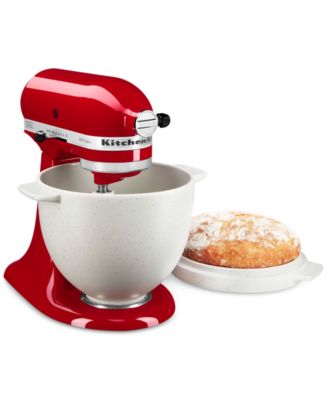 KitchenAid Ceramic Bread Bowl with Baking Lid KSM2CB5BGS - Macy's