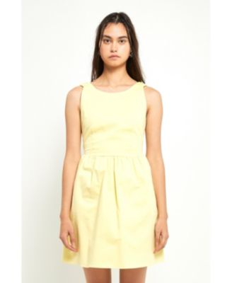 Grey Lab Women's Scrunchie Open Back Mini Dress - Macy's