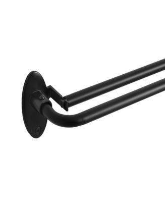 Eclipse Clinton Blackout Double Wrap 0.625" Curtain Rod, 28-48" - Macy's