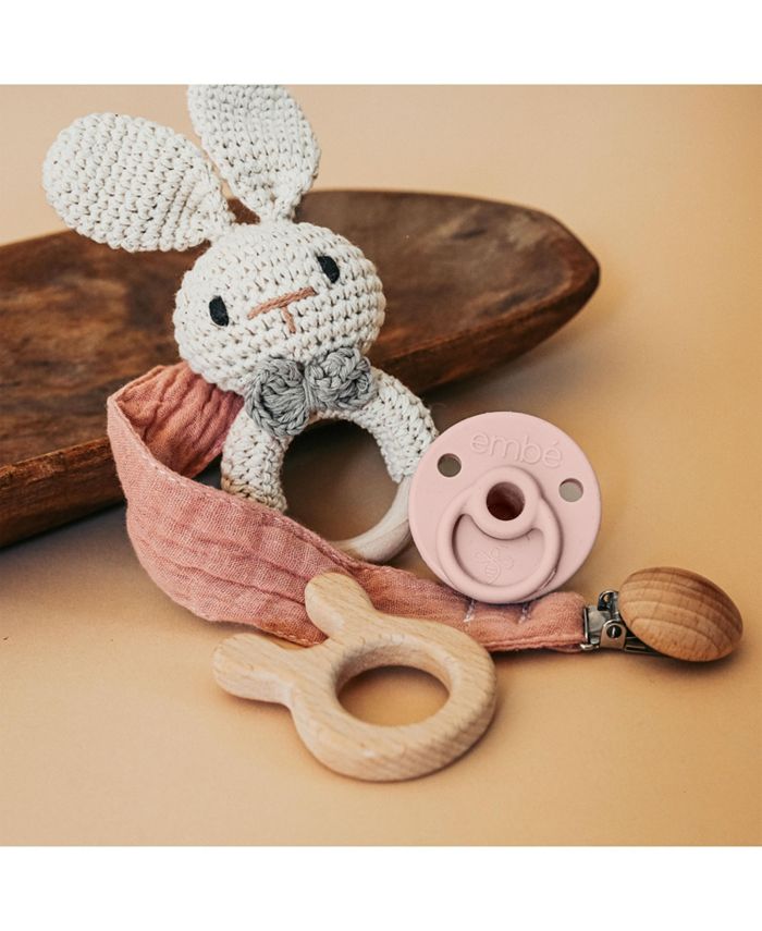 embe Binnie Retractable Pacifier Newborn Baby Gift Set by - Macy's