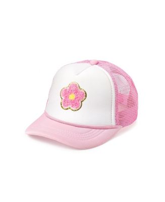 Child Girl's Daisy Patch Hat - Macy's
