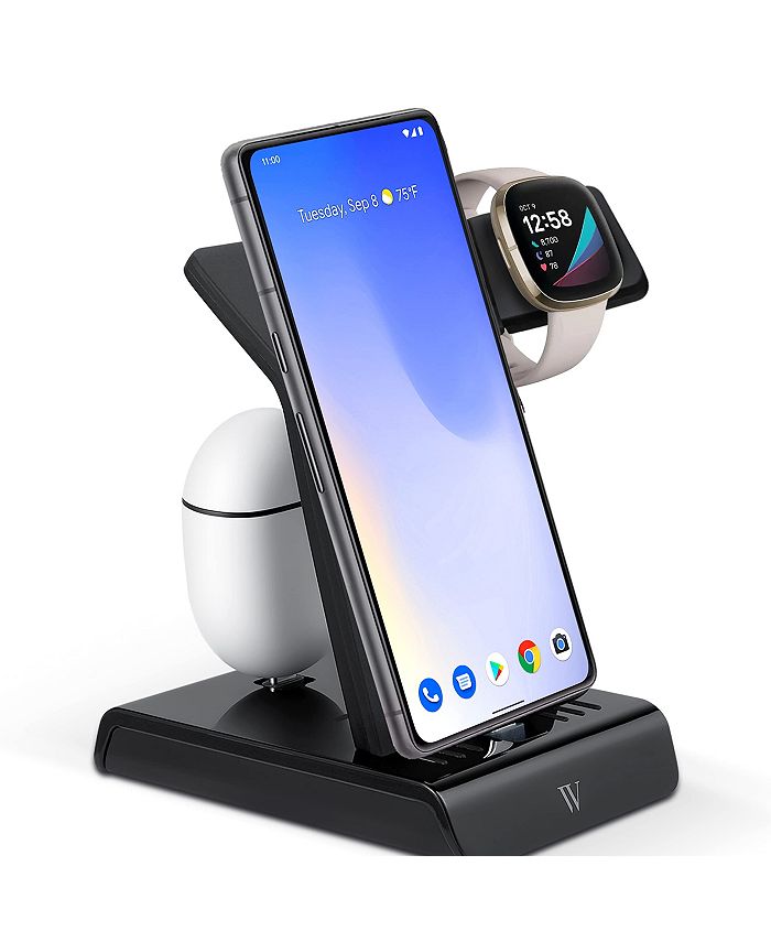 Wasserstein 3-in-1 Charging Station for Fitbit, Google Pixel, Pixel ...