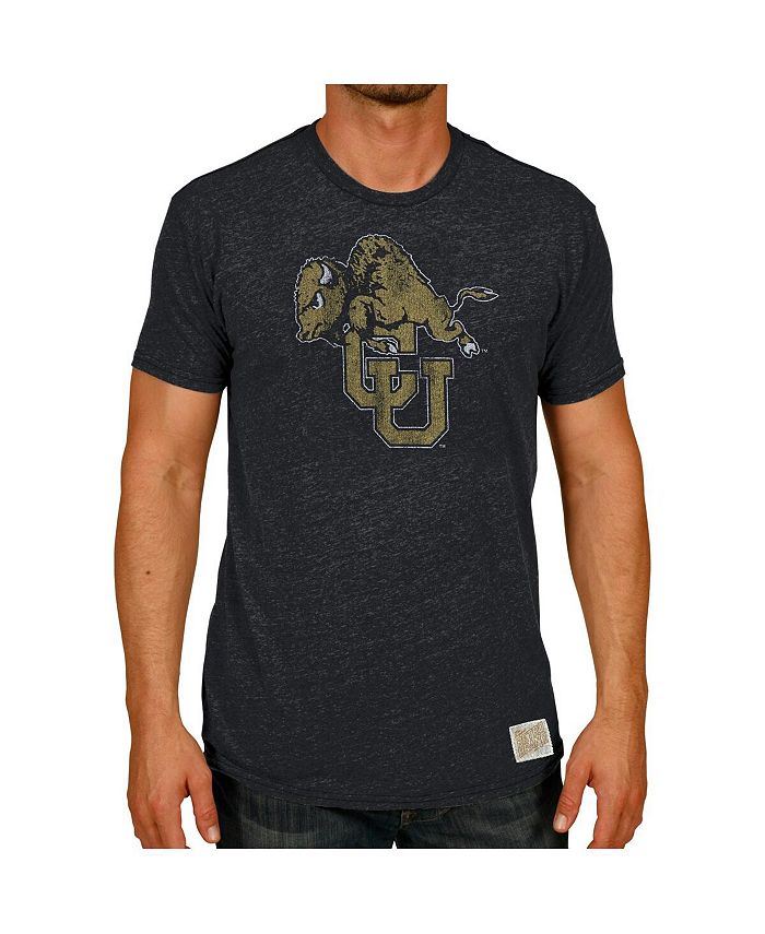 Original Retro Brand Men's Black Colorado Buffaloes Vintage-Like Tri ...