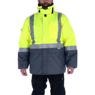 RefrigiWear Men's Freezer Edge Insulated Jacket - Heavy-Duty Work Coat ...