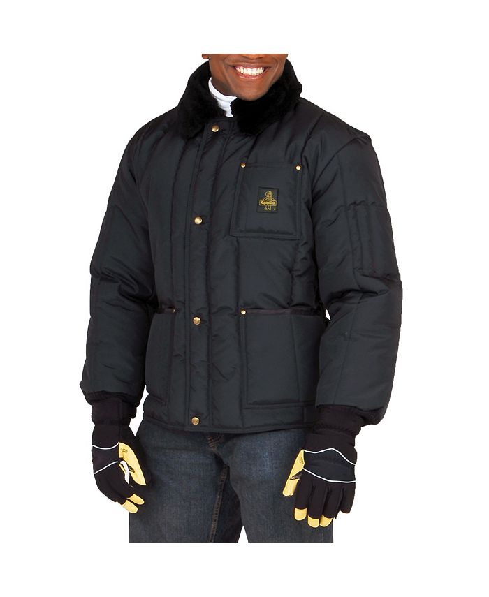 RefrigiWear Big & Tall Insulated Iron-Tuff Polar Jacket with Soft Fleece Collar - Big & Tall ...