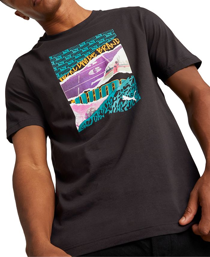 Puma Men's Photoprint Logo Graphic T-Shirt - Macy's