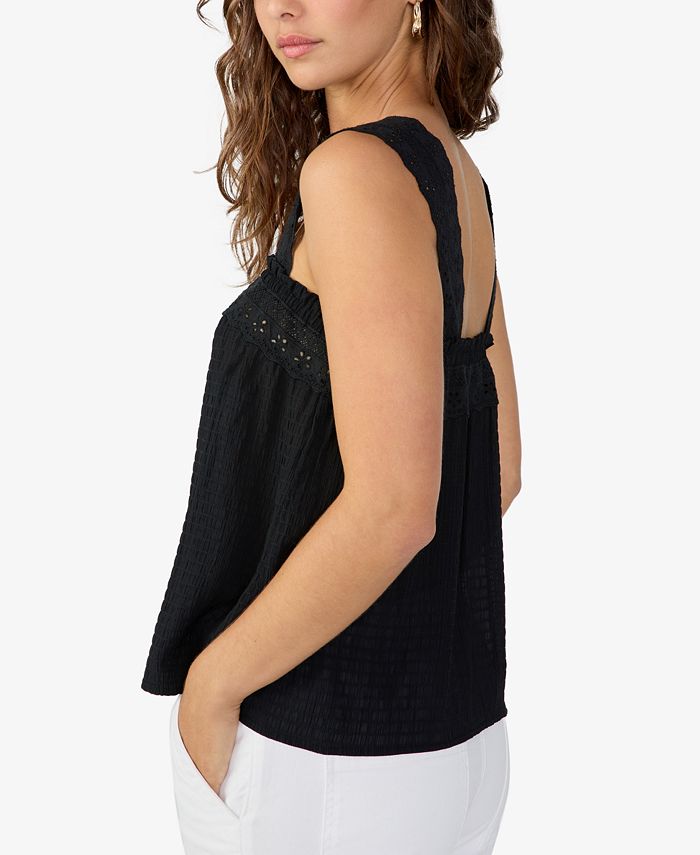 Sanctuary Women's Open-Lace Square-Neck Camisole Top - Macy's