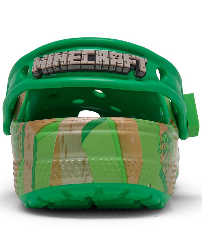Crocs Big Kids Minecraft Classic Clogs from Finish Line - Macy's