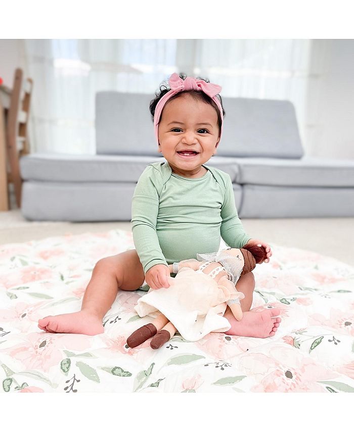 Crane Baby Baby Girls Parker Floral Quilted Playmat - Macy's