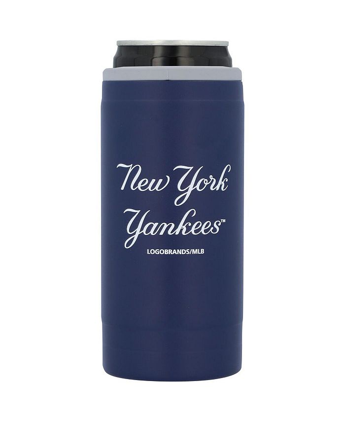 Logo Brands New York Yankees 12 Oz Flipside Powdercoat Slim Can Cooler ...