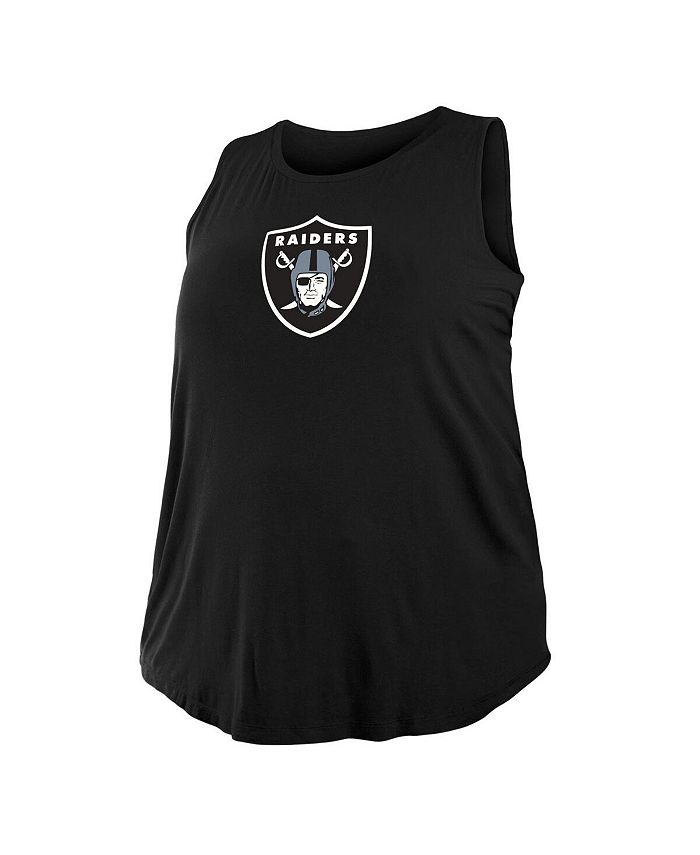 New Era Women's Black Las Vegas Raiders Plus Size Tank Top - Macy's