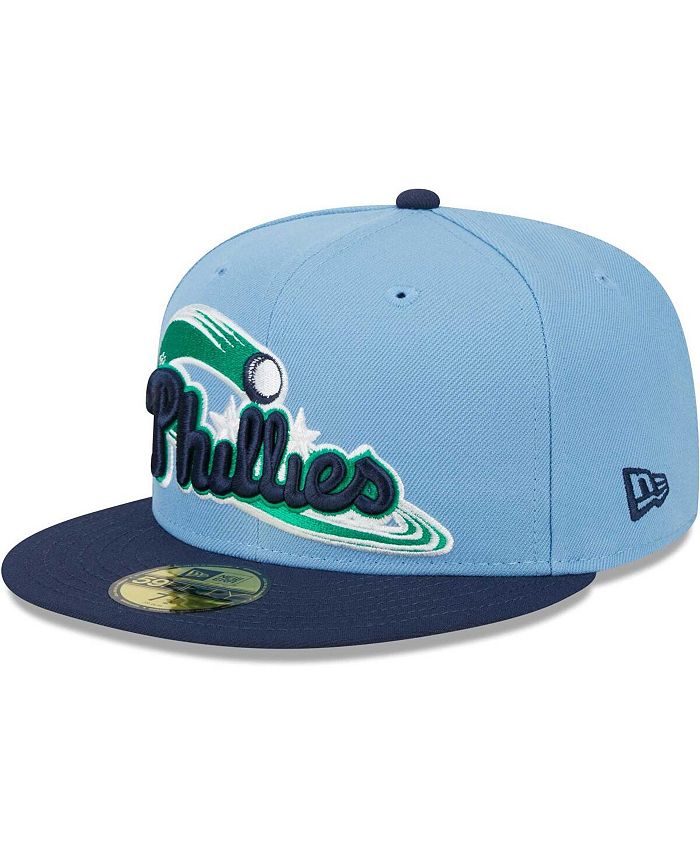 New Era Men's Light Blue, Navy Philadelphia Phillies Green Undervisor ...