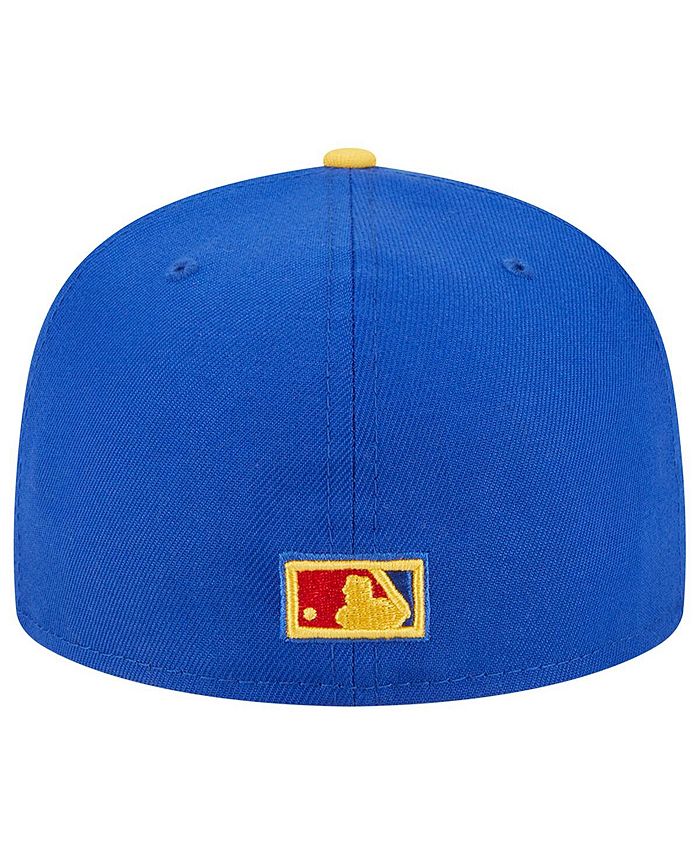 New Era Men's Royal, Yellow Houston Astros Empire 59FIFTY Fitted Hat ...