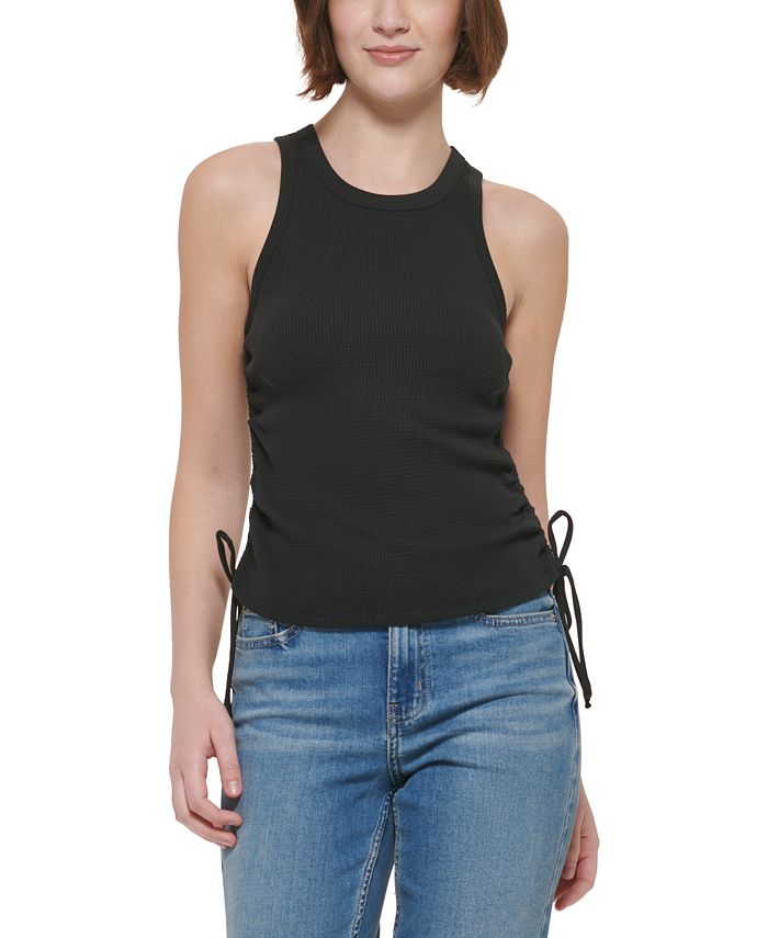 Calvin Klein Jeans Women's Tied-Side Tank Top - Macy's