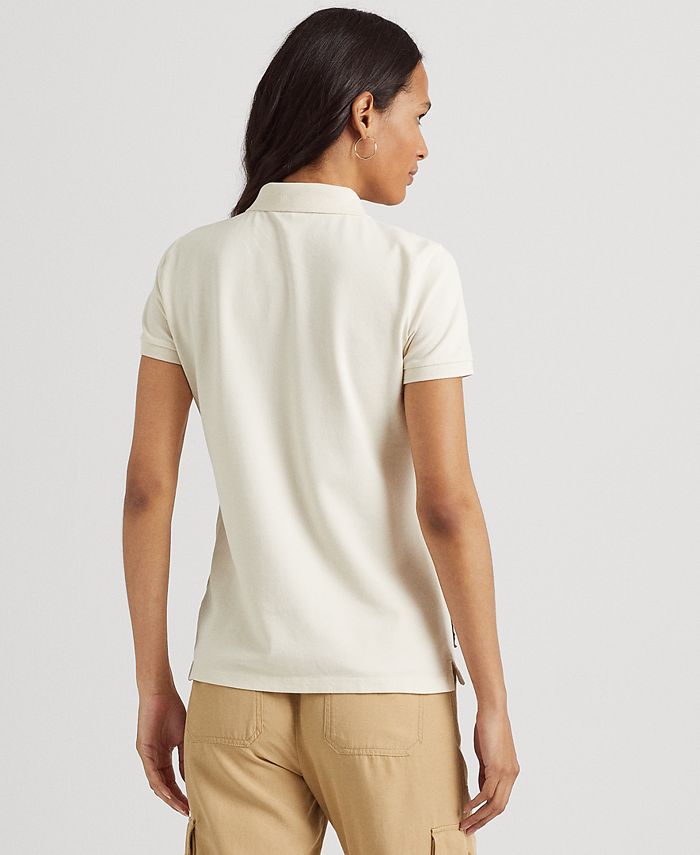Lauren Ralph Lauren Women's Patchwork Piqué Polo Shirt, Regular ...