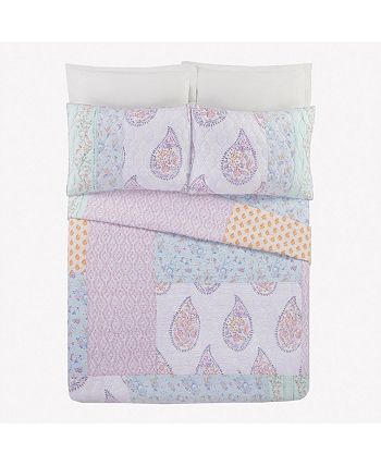 Jessica Simpson CLOSEOUT! Thornhill 3-Piece Quilt Set, Full/Queen - Macy's