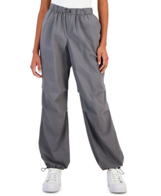 Hippie Rose Juniors' Bungee-Hem Parachute Pants - Macy's