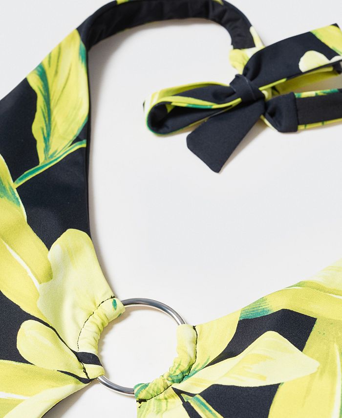 MANGO Women's Tropical Print Swimsuit - Macy's