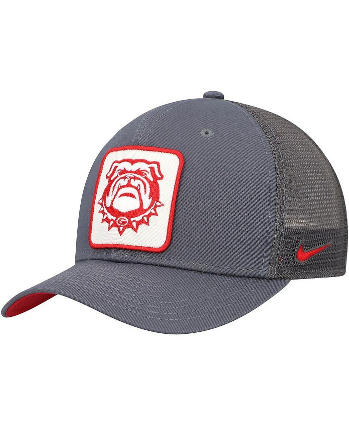 Nike Men's Gray Georgia Bulldogs Classic99 Trucker Snapback Hat - Macy's
