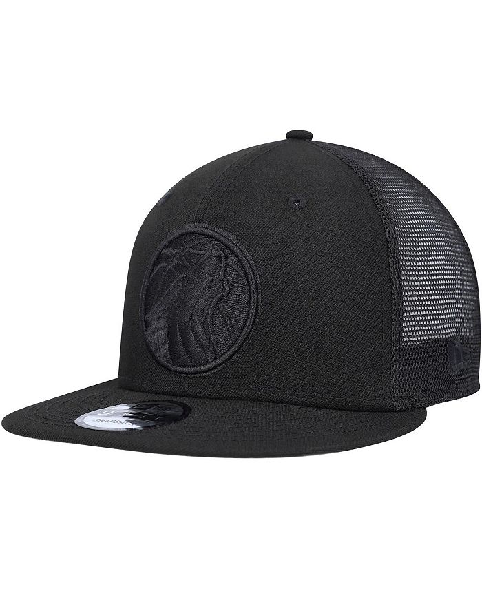New Era Men's Black Minnesota Timberwolves Classic 9FIFTY Trucker ...