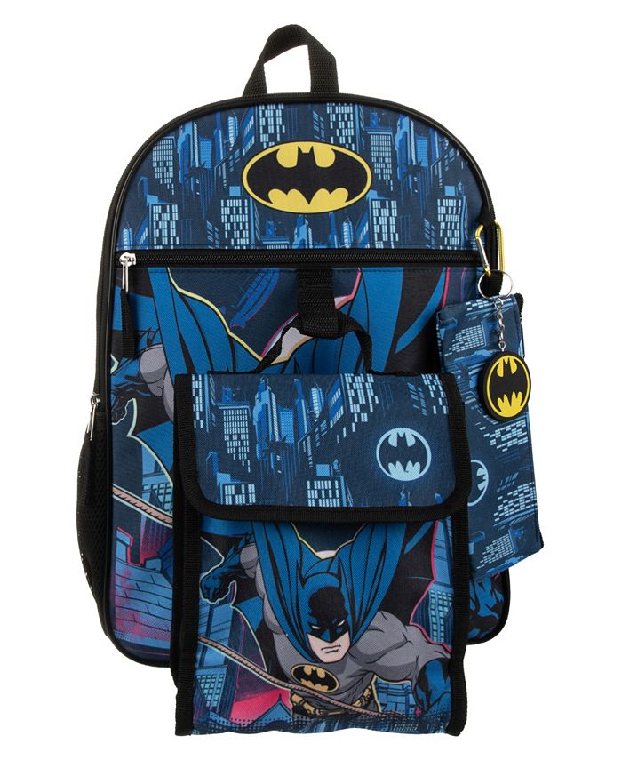 Batman 5 Piece Backpack Set - Macy's