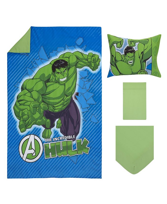 Marvel Hulk The Big Guy 4 Piece Toddler Bed Set - Macy's
