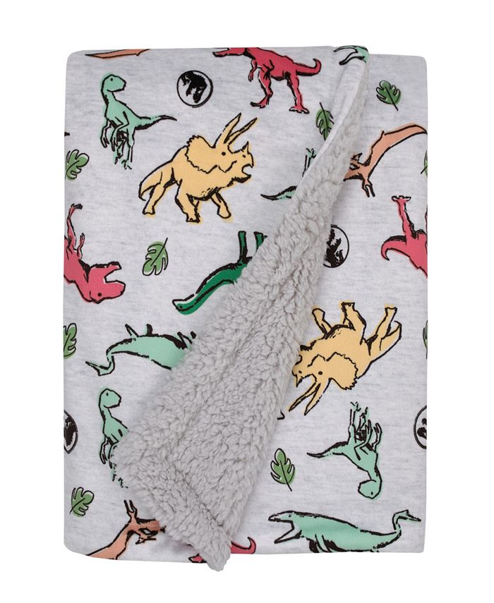 Welcome to the Universe Baby Jurassic World Dinosaur Baby Blanket - Macy's