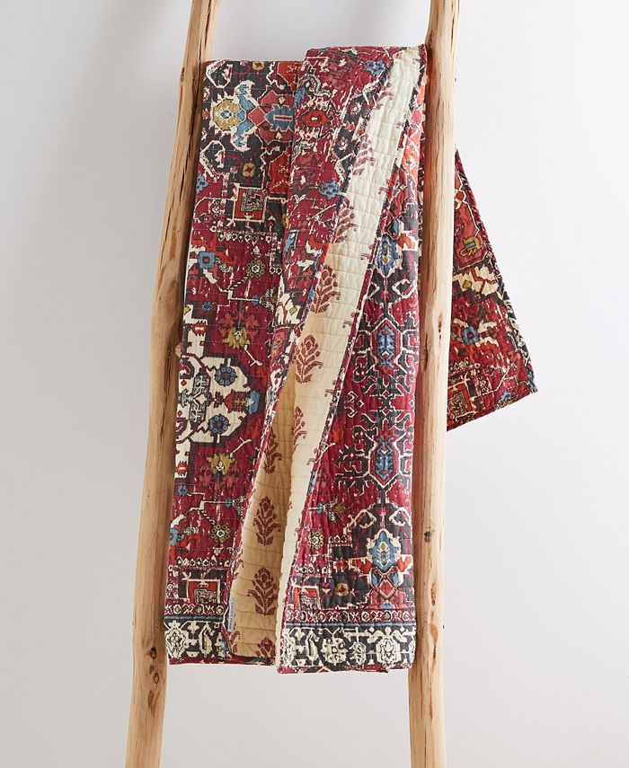 Levtex Khotan Reversible Quilted Throw, 50" x 60" - Macy's
