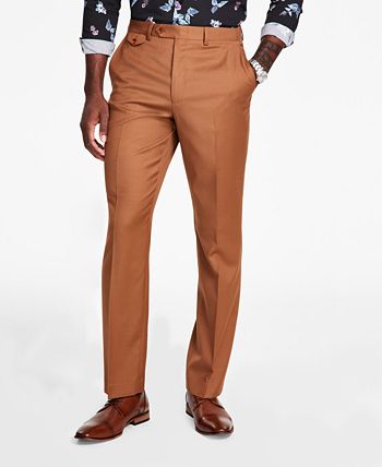 Tayion Collection Men's Classic-Fit Copper Suit Separates Pants - Macy's