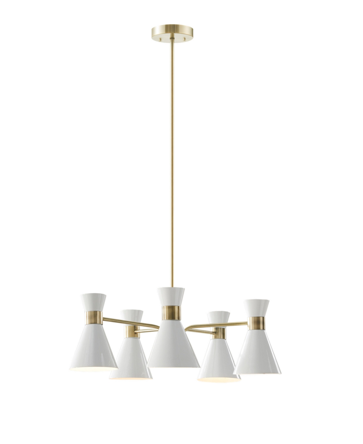 Click here for Ink+Ivy Ezra 5-Light Adjustable Chandelier - Antiq... prices