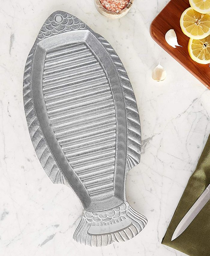 Wilton Armetale Gourmet Grillware Fish Griller - Macy's