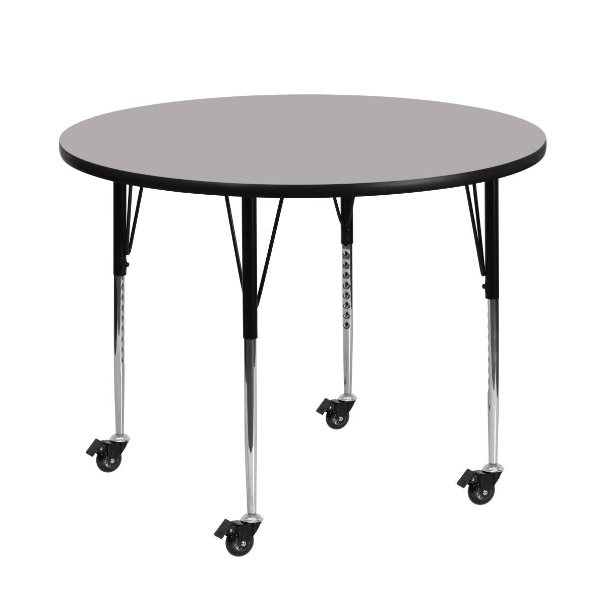 Click here for Emma+Oliver Mobile 48 Round Laminate Adjustable Ac... prices