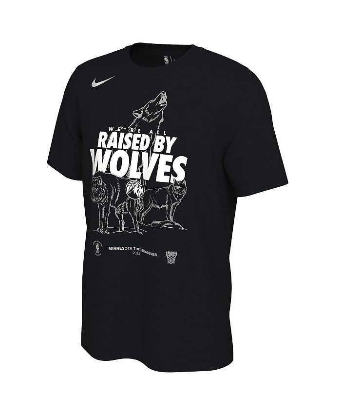 Nike Men's Black Minnesota Timberwolves 2023 NBA Playoffs Mantra T ...