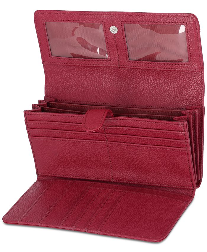 Giani Bernini Pebble Leather Receipt Wallet, Created for Macy's - Macy's