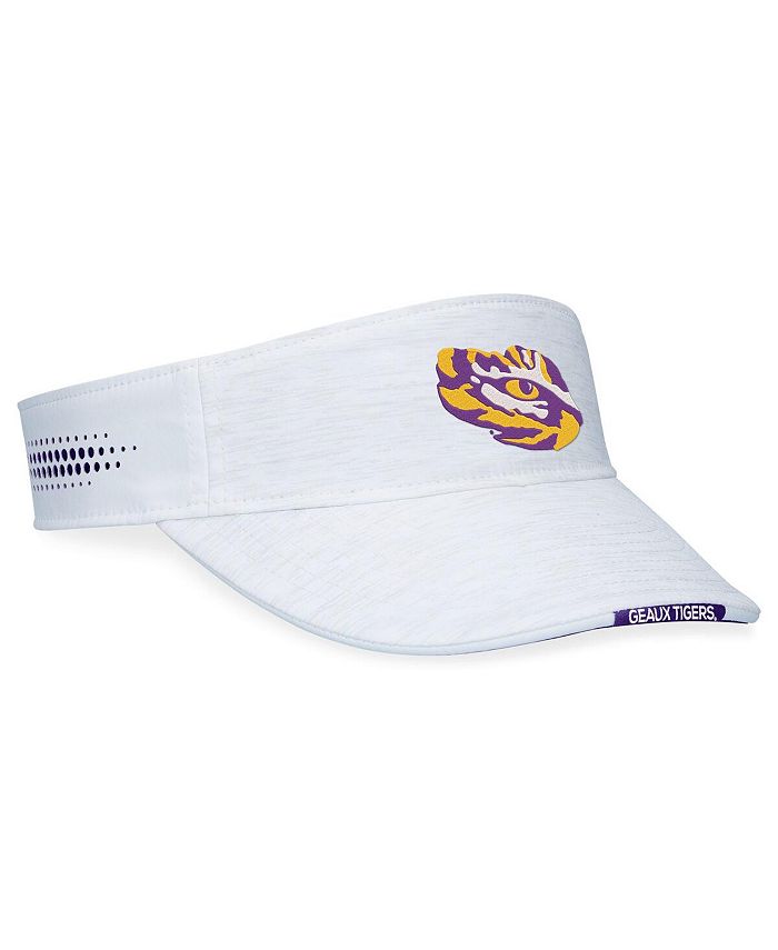 Top of the World Men's White LSU Tigers Flare Adjustable Visor - Macy's