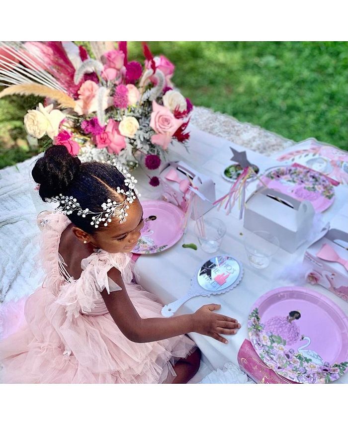 Anna + Pookie Anna + Pookie 9" Princess Paper Party Plates 8 Ct. - Macy's