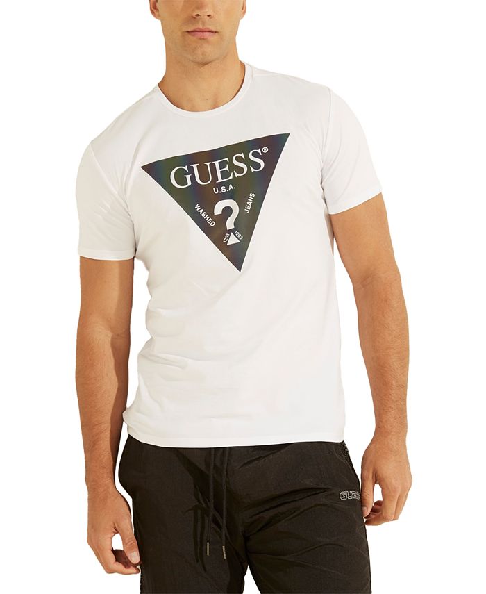 GUESS Men's Color Shades Logo T-Shirt - Macy's