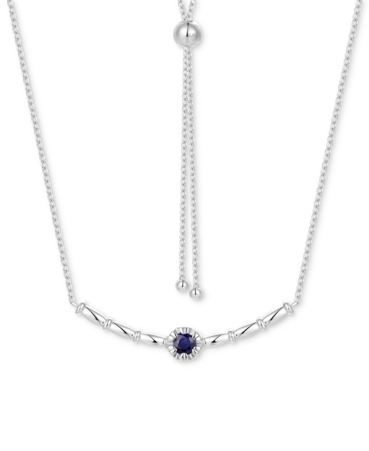 Click here for Ruby Polished Bar 18 Bolo Necklace (1/3 ct. t.w.)... prices