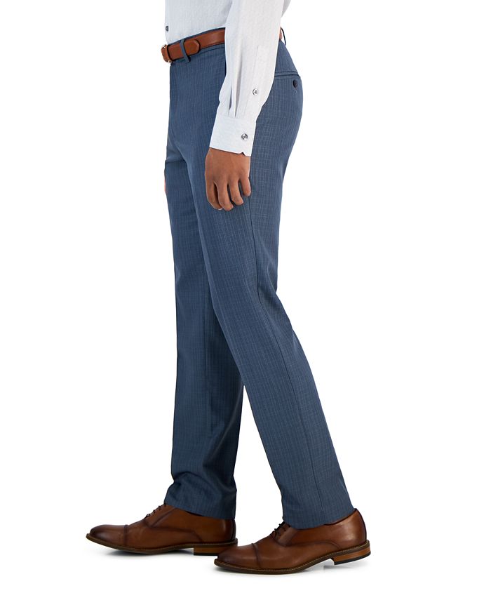 Perry Ellis Portfolio Men's Slim-Fit Twill Pants - Macy's