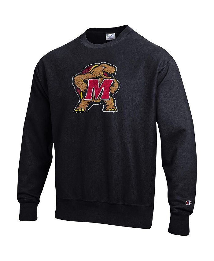 Champion Men's Black Maryland Terrapins Vault Logo Reverse Weave ...